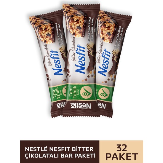 Nesfit Nestlé Nesfit Çikolatalı Tam Tahıllı Bar 32X23,5G Fiyatı