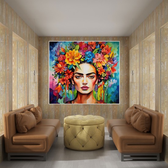 Painted Anarchy Frida Kahlo Kanvas Tablo - Frida Kahlo, Fiyatı