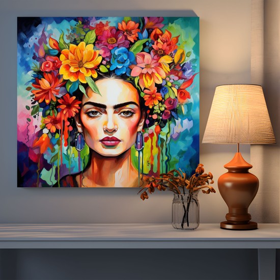 Painted Anarchy Frida Kahlo Kanvas Tablo - Frida Kahlo, Fiyatı