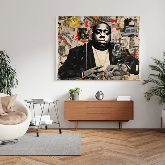 Painted Anarchy Notorious Big Kanvas Duvar Dekorasyonu - Notorious Big ...