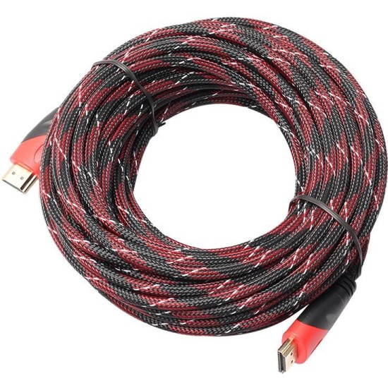 10 Metre Örgülü 1080P HDMI Kablo Tv Bilgisayar Uydu Fiyatı