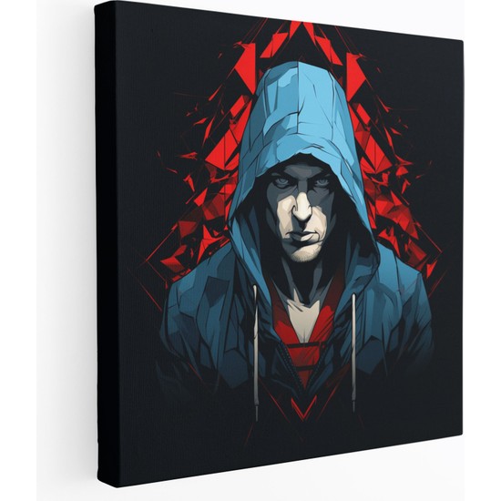 Painted Anarchy Modern Eminem Logolu Duvar Tablosu - Eminem, Fiyatı