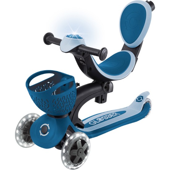 Globber Go Up Baby 360 Işıklı Scooter - Pastel Mavi Fiyatı