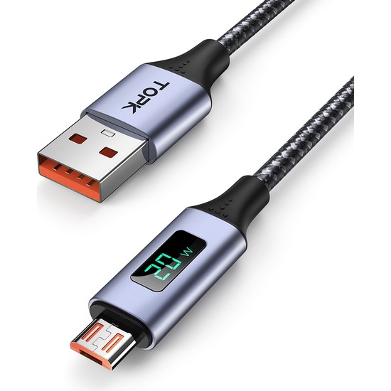 Seashell Digital Usb'den Mikro 3A'YA Hızlı Şarj Kablosu Akıllı Ekran ...