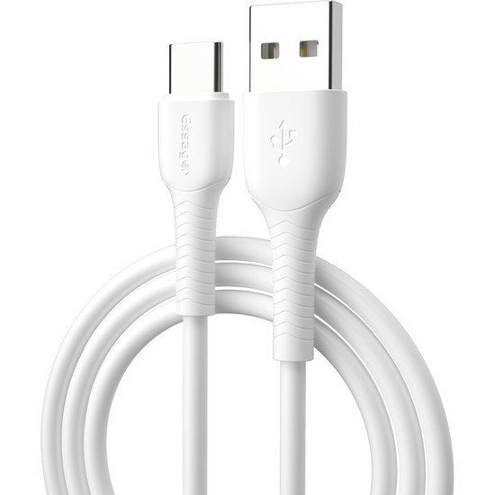 Usb'den Type-C'ye Veri Kablosu 3A Şarj Kablosu, 2m - Beyaz Fiyatı