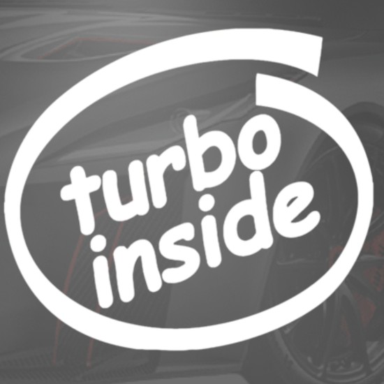 Arun Sticker Turbo Gücü Turbo Inside Vinil Kesim Araç Fiyatı