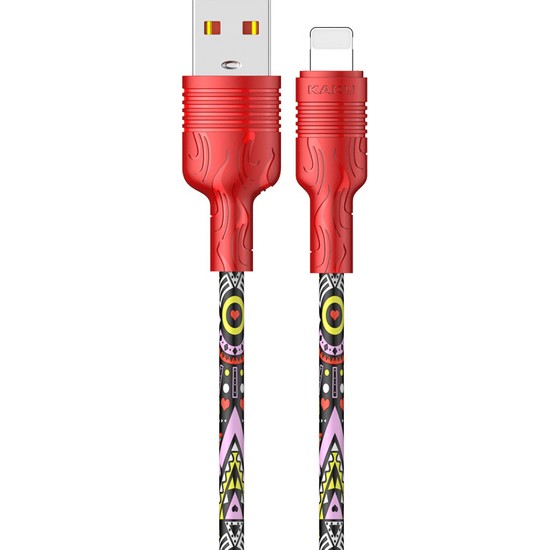 Forestl Digital Jincai Serisi 1m 3.2A Usb'den Yıldırım Kablosuna Renkli ...