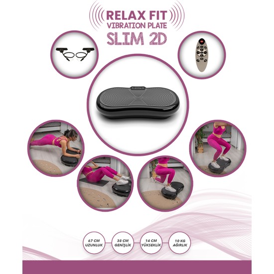 Relax Slim 2d Vibration Plate Titreşimli Spor Egzersiz Fiyatı