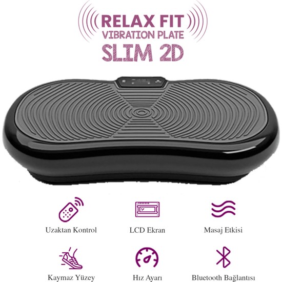 Relax Slim 2d Vibration Plate Titreşimli Spor Egzersiz Fiyatı
