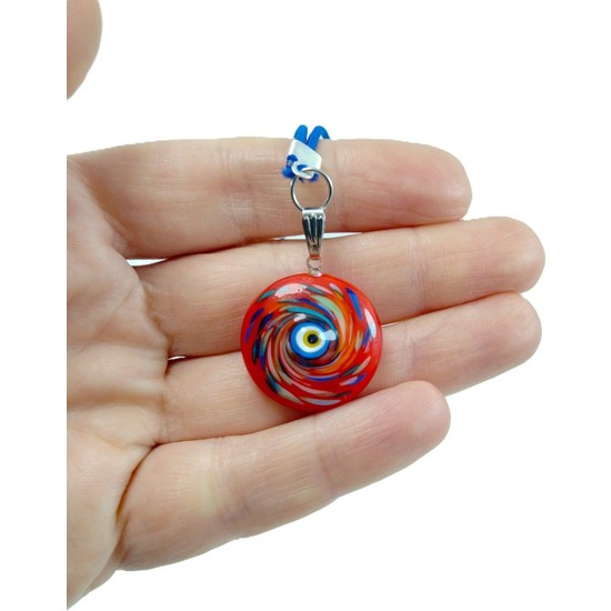 Biuti Murano Kırmızı Zeminli Karışık Nazar Boncuğu Araba Fiyatı