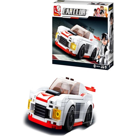 Sluban Car Club Yarış Arabası_ Beyaz 1016000164000 Fiyatı