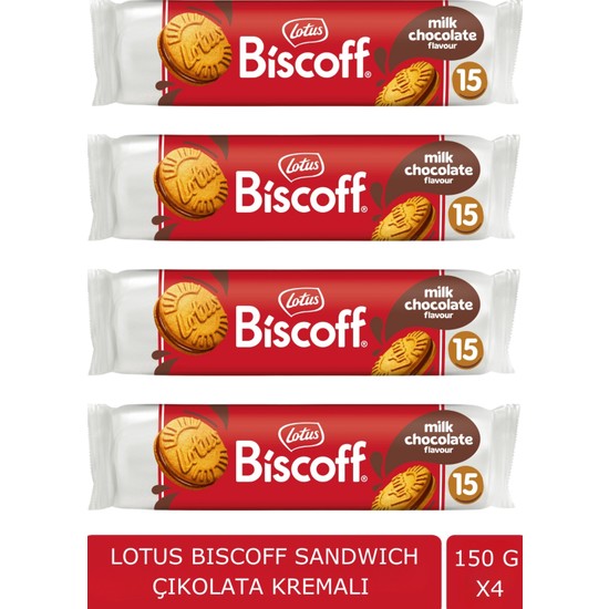 Lotus Biscoff Sandwich Biscoff Chocolate 150 gr Çikolata Kremalı ...