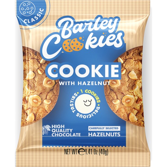 Barley Cookies Fındıklı Sade Çikolatalı Classic Cookies 40G Fiyatı