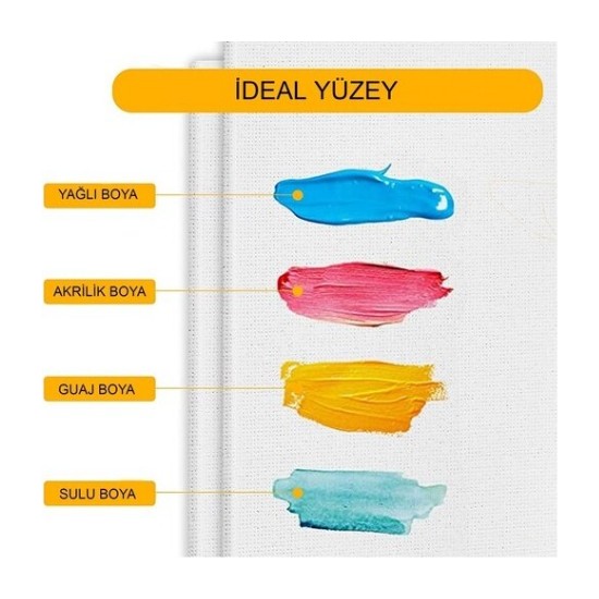 Glanart 25 x 35 cm Prolüks Resim Tuvali 4 Adet Fiyatı