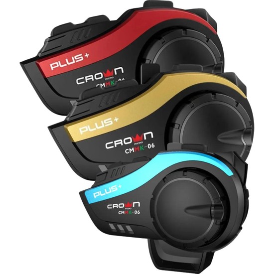 Crown Micro 6 Kişilik Motosiklet Kask Bluetooth Intercom Fiyatı