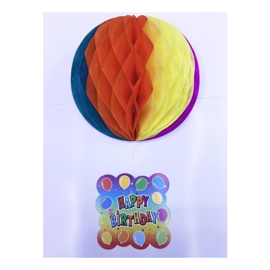 Dippoo.Com Happy Birthday Kağıt Süsü 55 Cm Fiyatı