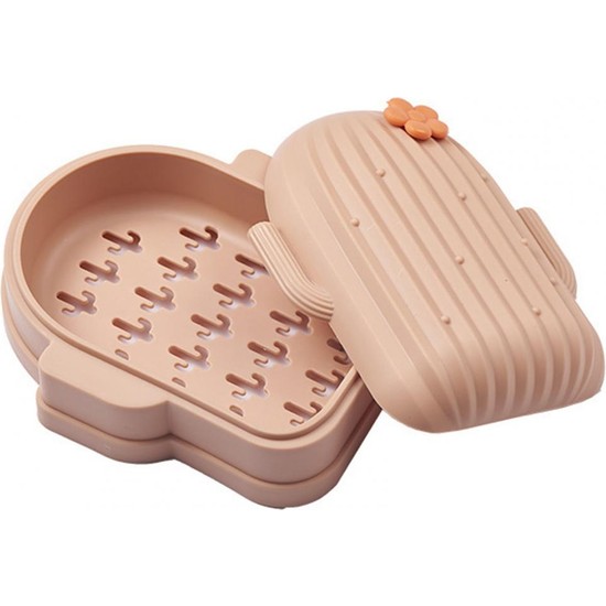 Zhuxi Shop C Pembe Tarzı Pratik Sabun Tutucu Drenaj Delikli Sabunluk ...