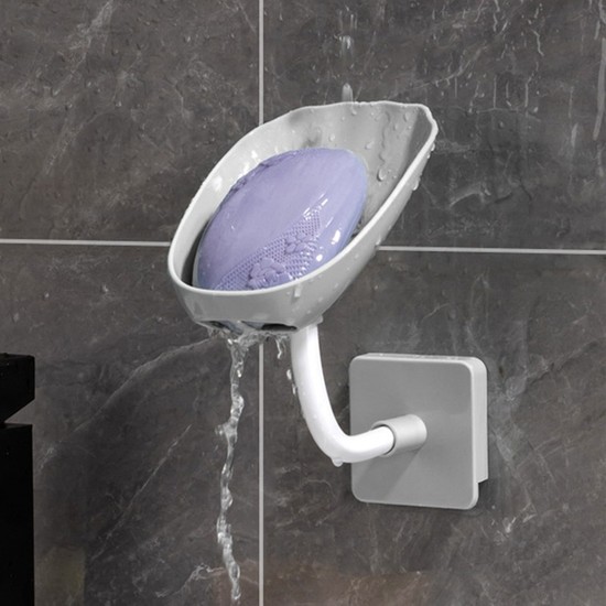 Zhuxi Shop C B-Gri Tarzı Sabunluk Kutu Sabun Tutucu Süzgeç Raf Tuvalet ...