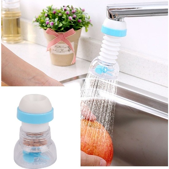 Periboia 360 Derece Dönen Musluk Başlığı - Pervaneli Fiyatı