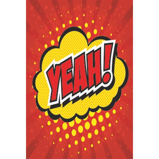 Pop Art Yeah Retro Ahşap Poster 20X30 Fiyatı - Taksit Seçenekleri