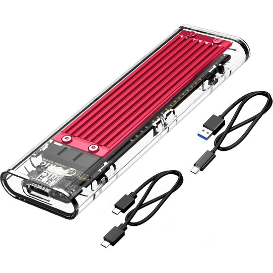 Mg Store Type-C Nvme M.2 Gen2 10GBPS SSD HDD Şeffaf Harddisk Fiyatı