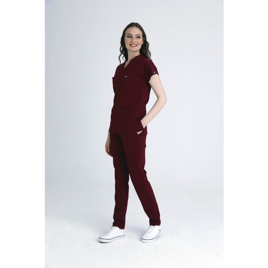 Balform Scrubs | Bordo | Alt & Üst Üniforma Takımı | Balform Fiyatı
