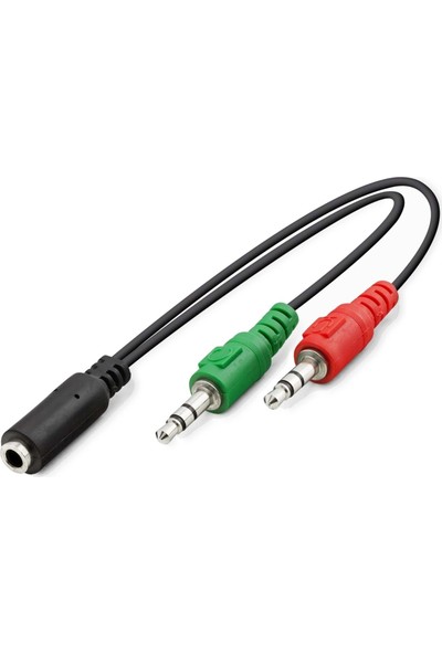 Hq Speed Kulaklık Mikrofon Ayırıcı Y Kablo 3.5 mm Dişi To 2 x 3.5 mm Erkek Hq Speed Kulaklık Mikrofon Ayırıcı Y Kablo 3.5 mm Dişi To 2 x 3.5 mm Erkek