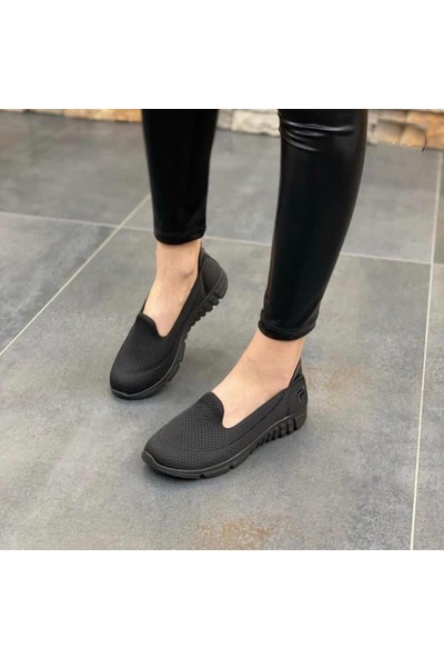 Afilli Kadın Siyah Günlük Anne Spor Ayakkabı Yürüyüş Bağcıksız Rahat Hafif Memory Afilli Kadın Siyah Günlük Anne Spor Ayakkabı Yürüyüş Bağcıksız Rahat Hafif Memory
