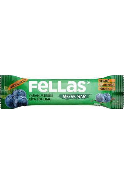 Fellas Meyve Bar Chia ve Yaban Mersinli 40 gr Fellas Meyve Bar Chia ve Yaban Mersinli 40 gr