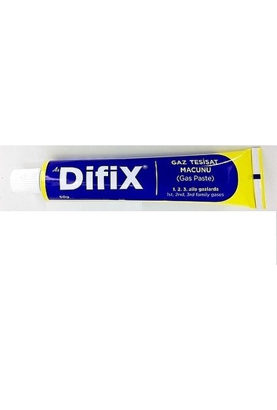 Difix Doğalgaz Macunu 50 gr Tüp