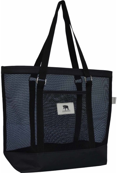 Zincirli File Plaj Çantası Zincirli File Plaj Çantası