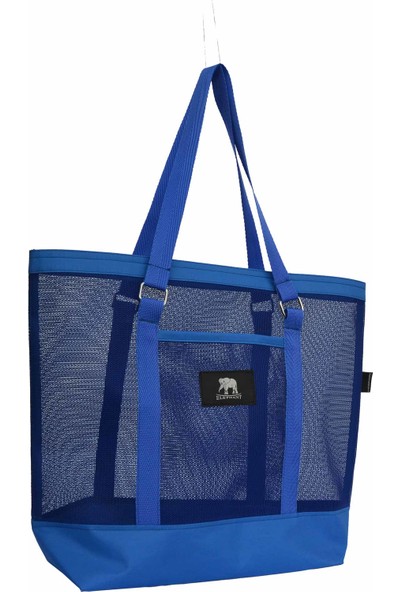 Zincirli File Plaj Çantası Zincirli File Plaj Çantası