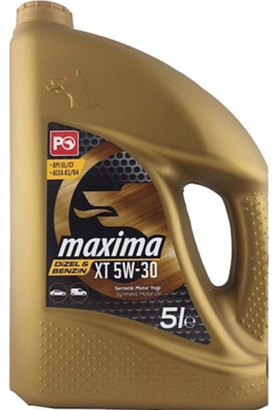 Petrol Ofisi Maxima XT 5W-30 5 Litre Motor Yağı ( Üretim Yılı : 2021 ) Petrol Ofisi Maxima XT 5W-30 5 Litre Motor Yağı ( Üretim Yılı : 2021 )