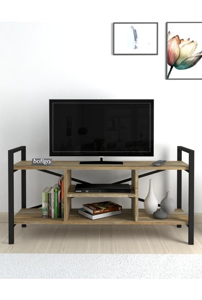 Bofigo Tv Sehpası Raflı Tv Ünitesi Televizyon Sehpası Patik