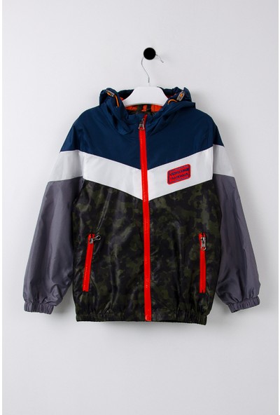 Pina Kids Koyu Yeşil Erkek Çocuk Kamuflaj Yağmurluk Pina Kids Koyu Yeşil Erkek Çocuk Kamuflaj Yağmurluk