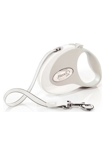 Flexi Style Beyaz Otomatik Şerit Tasma Small 3 M 12 kg Flexi Style Beyaz Otomatik Şerit Tasma Small 3 M 12 kg