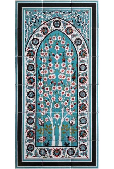 Can Seramik - 60*120 Cm. El Yapımı Pano