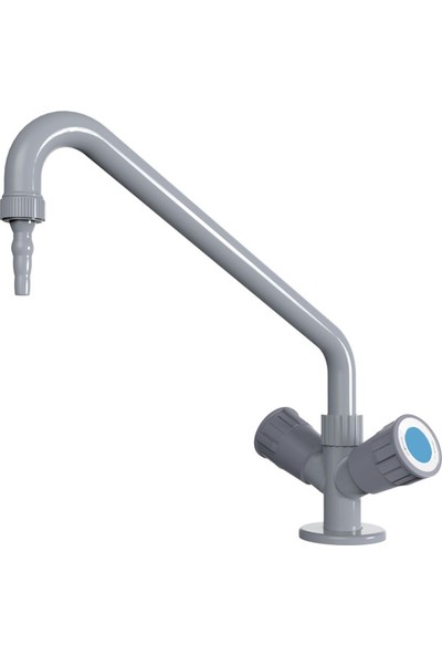 Tura Çelik Laboratuvar Tipi Su Musluğu Mix-Çift Çıkışlı Tura Çelik Laboratuvar Tipi Su Musluğu Mix-Çift Çıkışlı