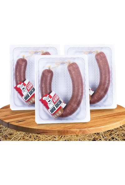 Erzurumlu Kasap Dana Sucuk 3'lü Paket ( 900 gr )