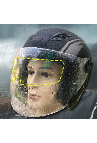 River World Motosiklet Kaskı Için Yağmur Kaydırıcı River World Motosiklet Kaskı Için Yağmur Kaydırıcı