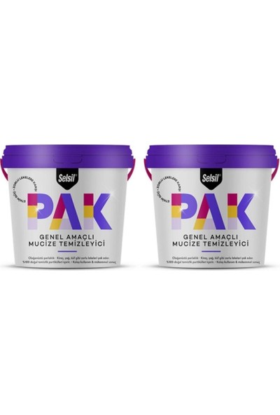 Selsil Pak Mucize Temizleyici, 500 Gr, 2 Adet Selsil Pak Mucize Temizleyici, 500 Gr, 2 Adet
