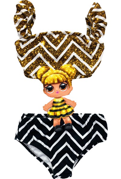 Lol Kız Çocuk Bikini Mayokini