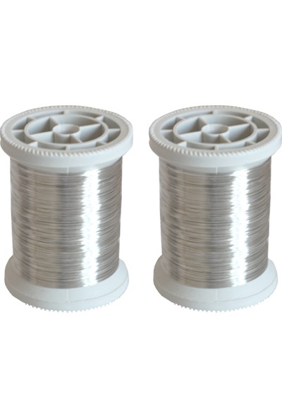 Tuğra Tablo Bakır Tel 2 Adet No:3 Nikel Rengi 100 mt