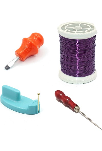 Tuğra Tablo Bakır Tel 50 mt Tornavida Bız Çivi Tutma Aparatı