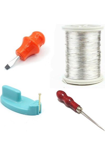 Tuğra Tablo Bakır Tel 50 mt Tornavida Bız Çivi Tutma Aparatı