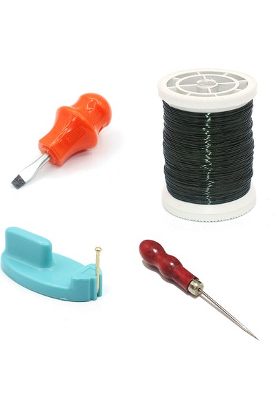 Tuğra Tablo Bakır Tel 50 mt Tornavida Bız Çivi Tutma Aparatı