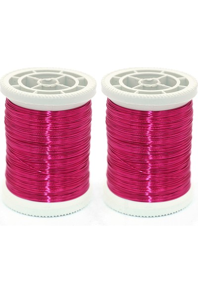 Tuğra Tablo Bakır Tel 2 Adet No:6 Pembe 100 mt Tuğra Tablo Bakır Tel 2 Adet No:6 Pembe 100 mt