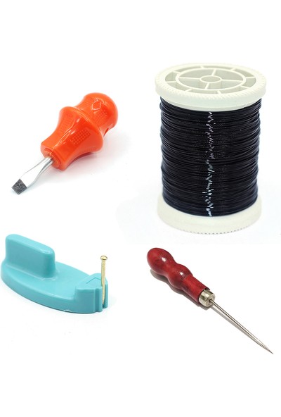 Tuğra Tablo Bakır Tel 50 mt Tornavida Bız Çivi Tutma Aparatı