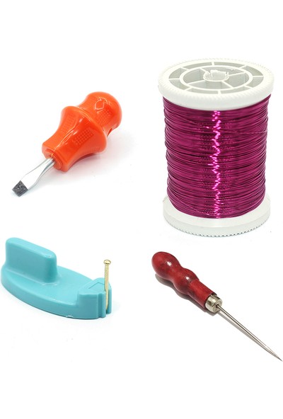 Tuğra Tablo Bakır Tel 50 mt Tornavida Bız Çivi Tutma Aparatı