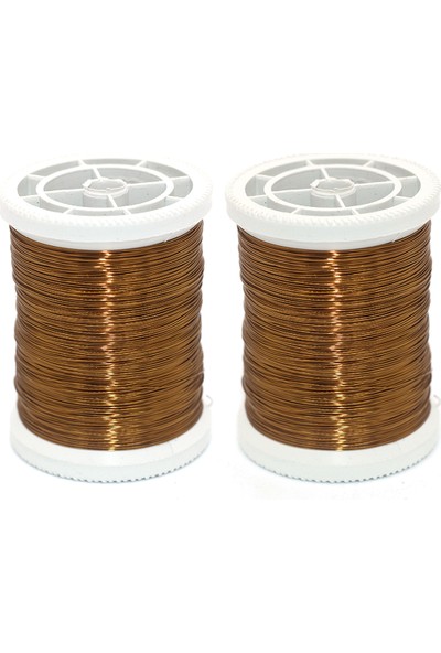 Tuğra Tablo Bakır Tel 2 Adet No:19 Kahve 100 mt